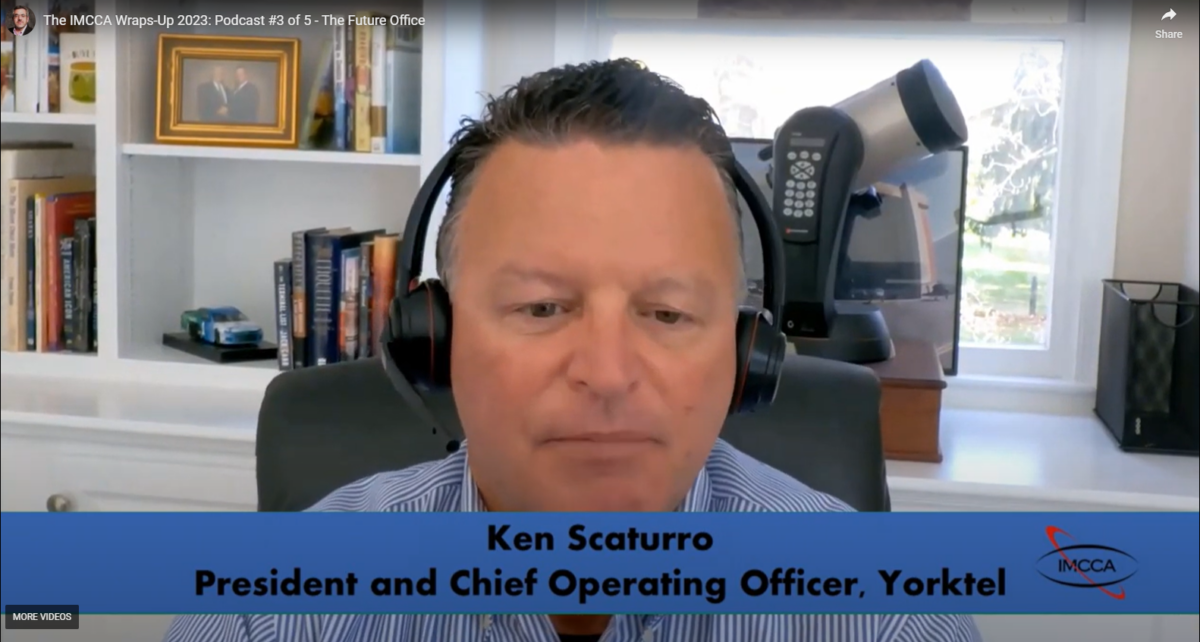 Ken Scaturro Speaks with IMCCA on Future Workspaces | Yorktel